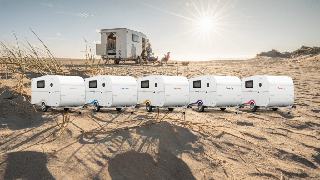 Beachy 2025: Hobbys strandvagn i nya färger - CampingSverige.se
